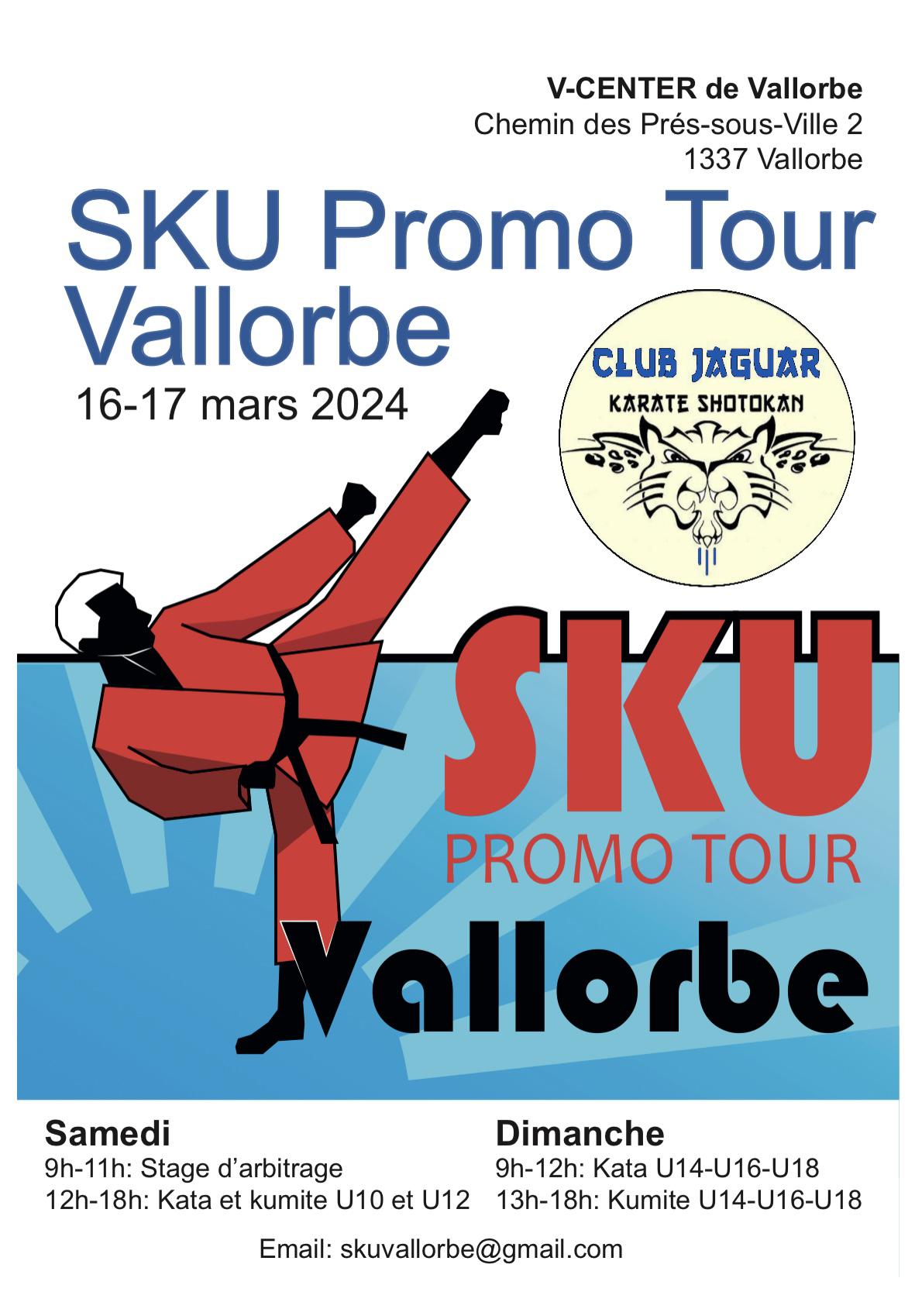 SET Online Karate: SKU Promo Tour Vallorbe 2024